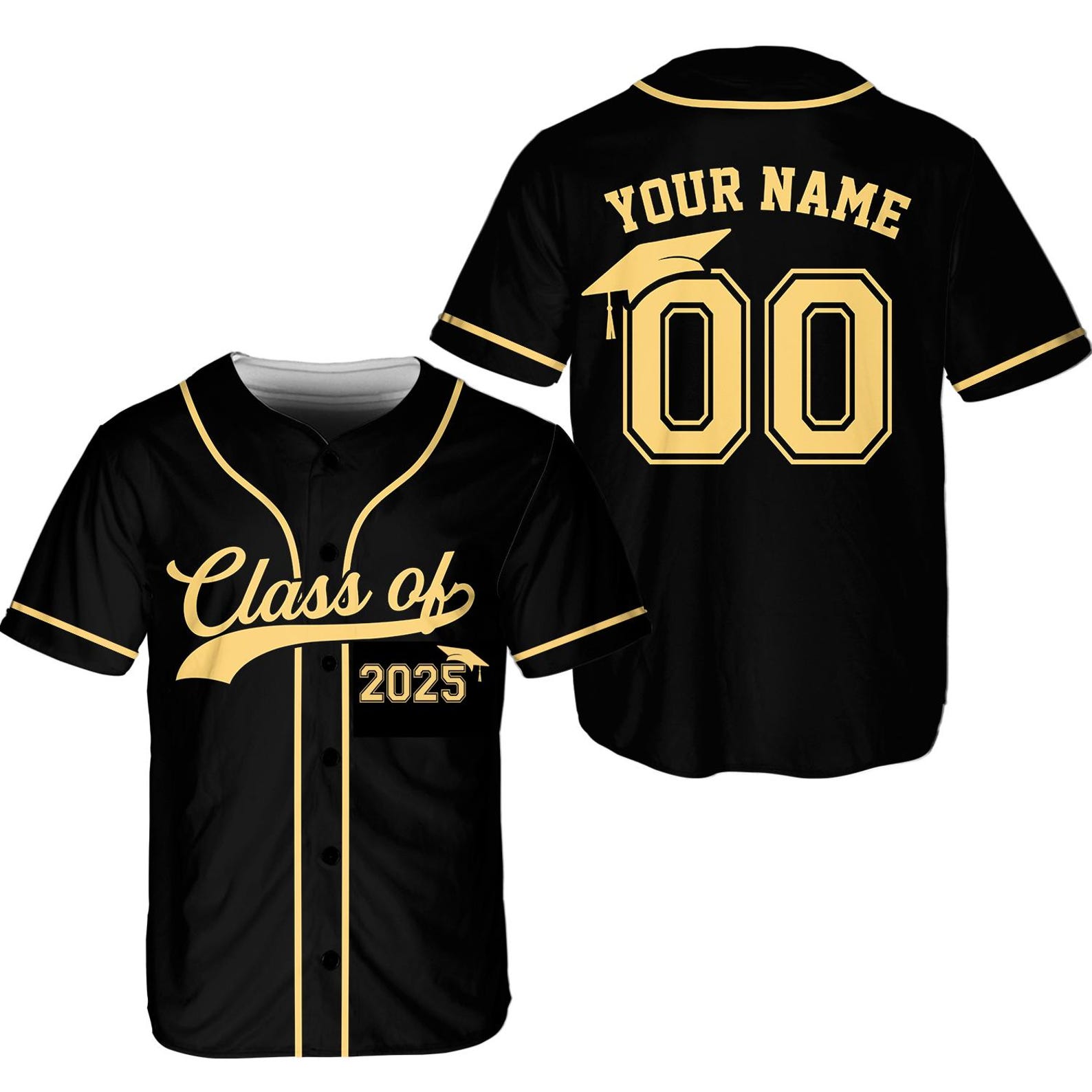 Personalized Class of 2025 Baseball Jersey, Custom Name Baseball Jersey ...