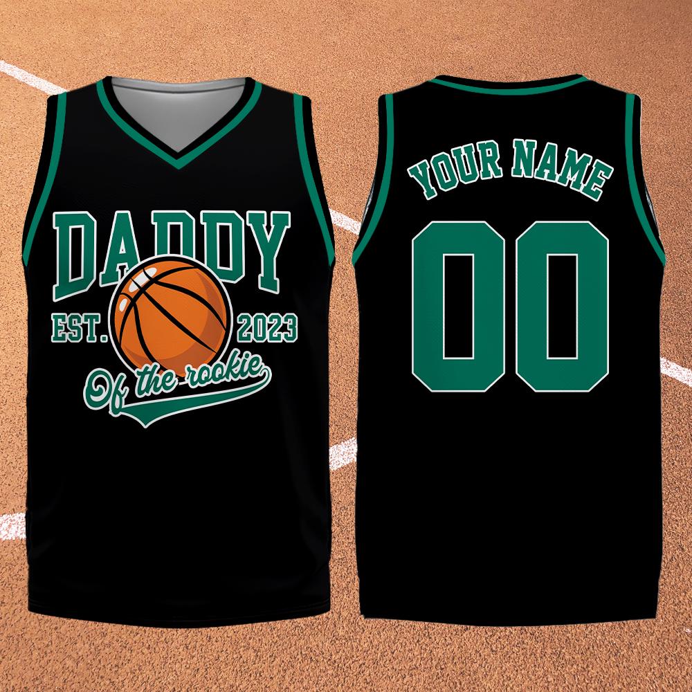 Custom Daddy Mommy of Rookie Basketball Jersey, Personalized Rookie of ...
