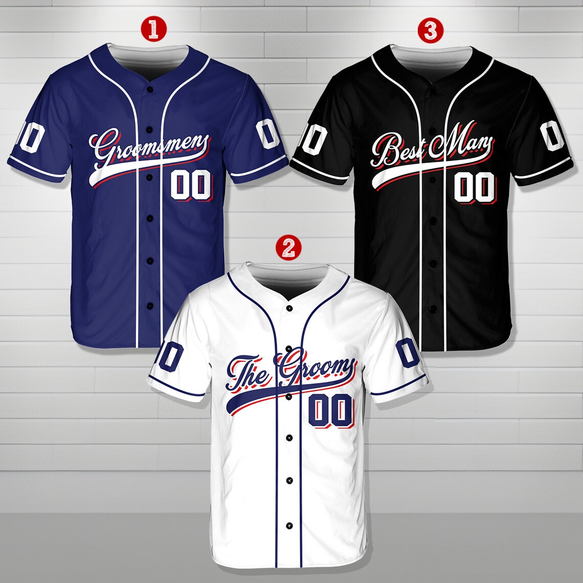 Personalized Groom Groomsmen Baseball Jersey, Custom Best Man Jersey ...