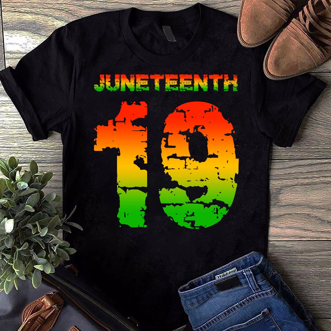 Juneteenth 19 Shirt Blackk History Month Shirt African - Etsy