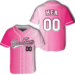 Personalized Couple Baseball Jersey, Custom Matching Couple Jersey ...