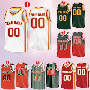 Custom Basketball Jersey Team Name & Number, Basketball Jersey Team ...