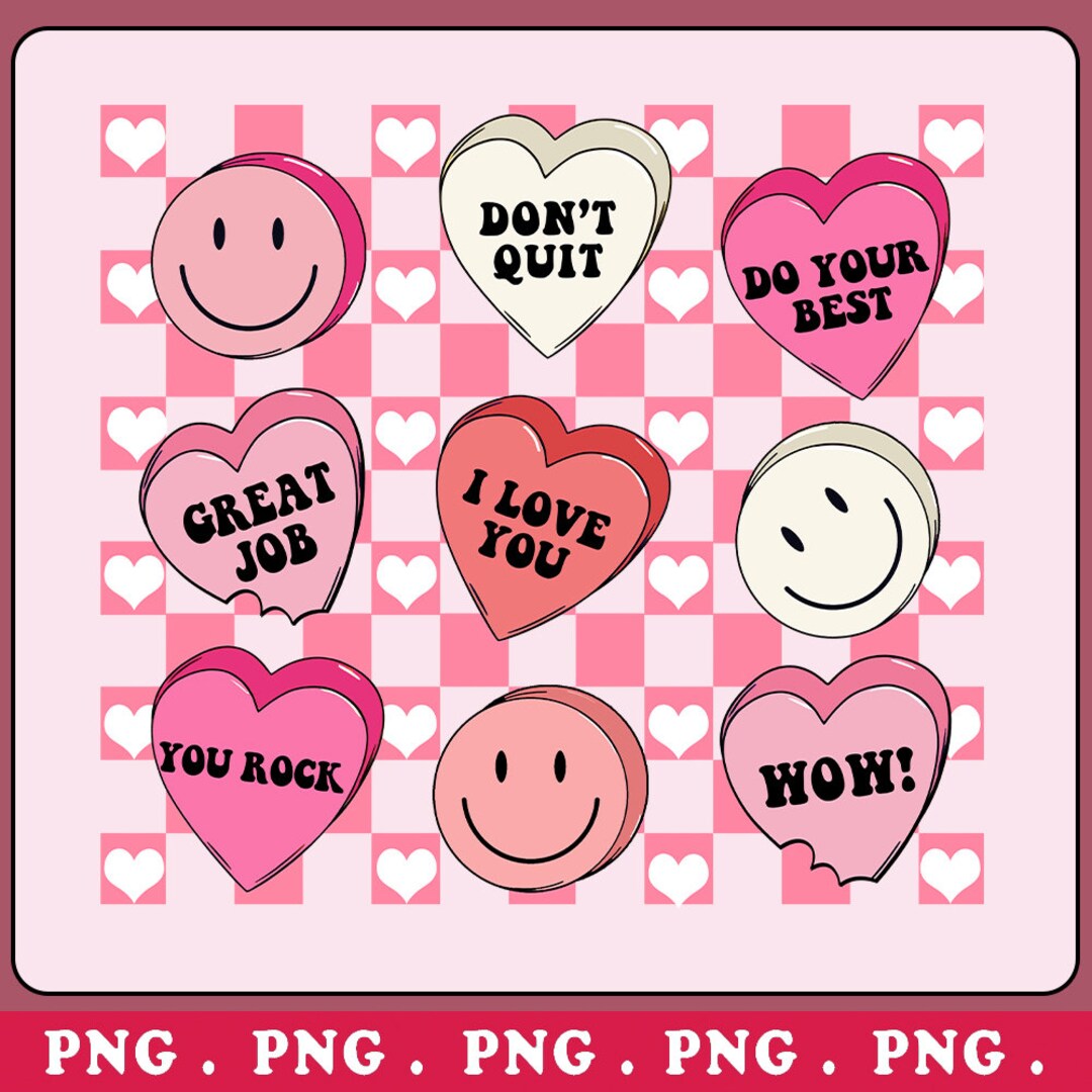Teacher Valentine PNG, Retro Teacher Valentine's Day Png, Conversation ...