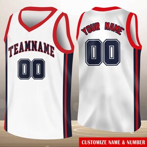 Custom Basketball Jersey Team Name & Number, Basketball Jersey Team ...