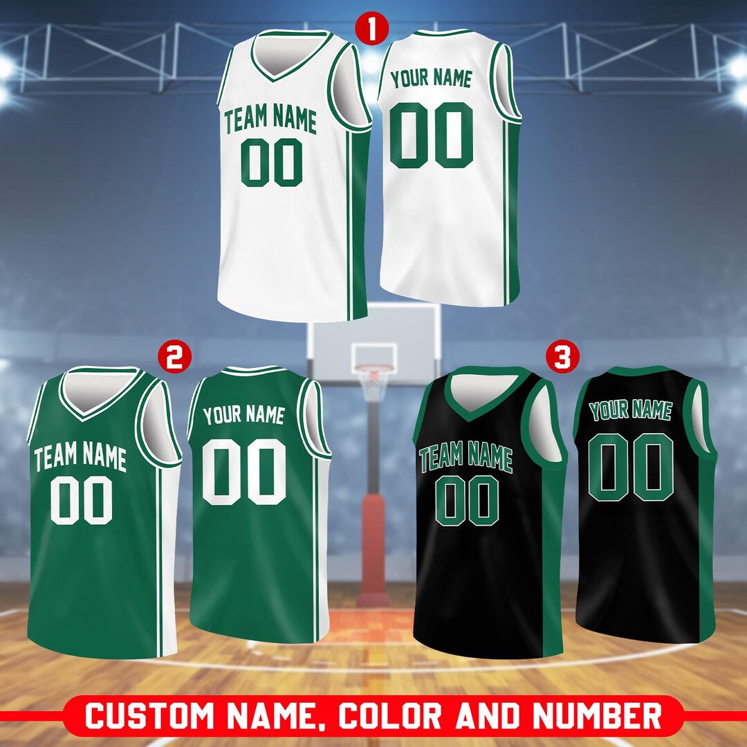 Custom Basketball Jersey Team Name & Number, Basketball Jersey Team ...