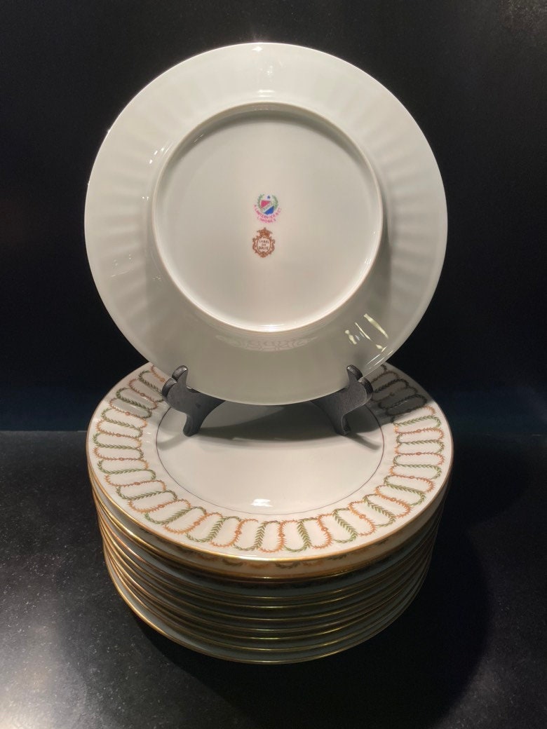 Gorgeous Vintage Dinner Plates LIMOGES A.lanternier AL France With ...