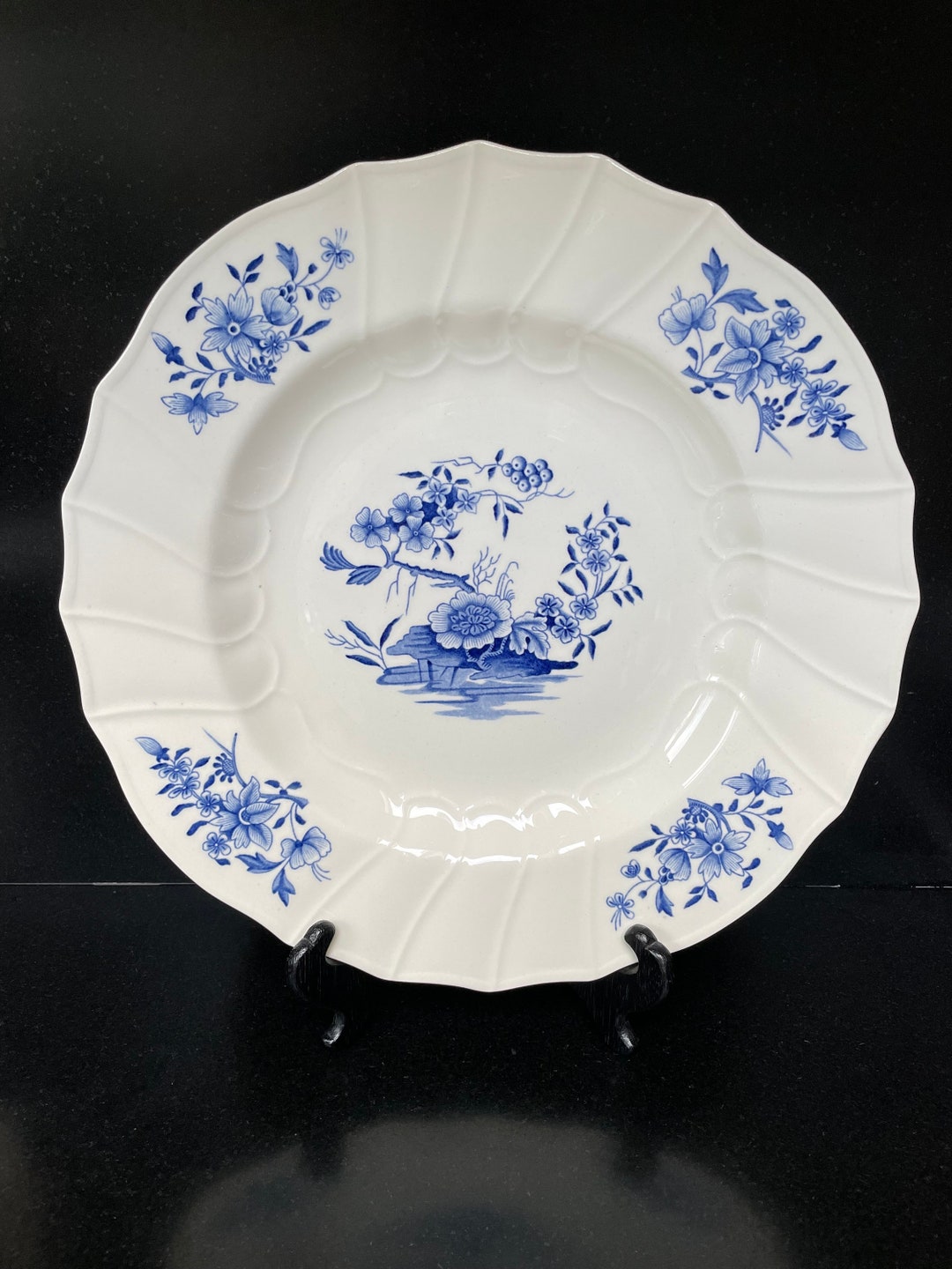 Large Plate by Petrus Regout Maastricht. Tournay Decor Ronda. Made in ...