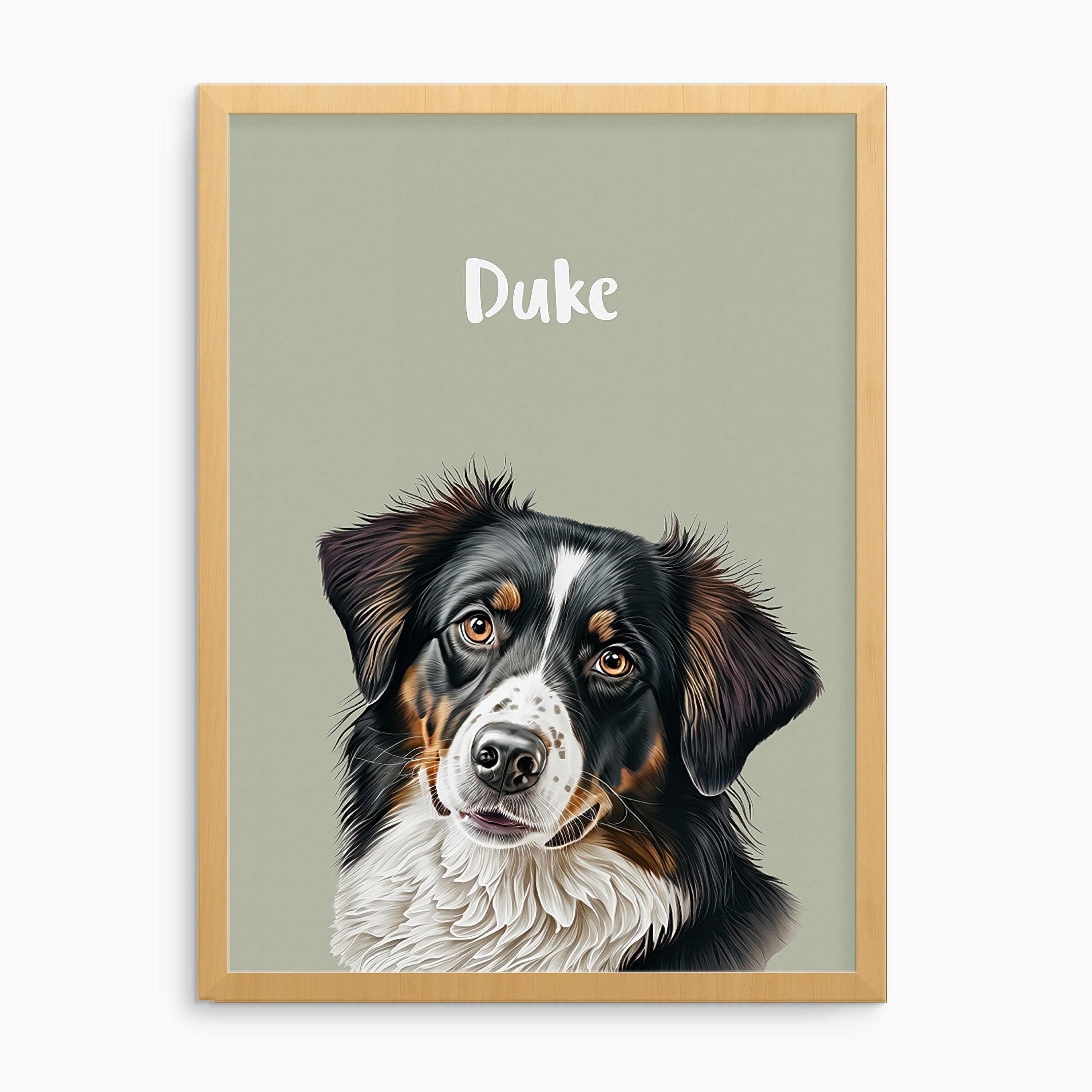 Custom Pet Portraits Using Pet Photo Personalized Digital Memorial ...