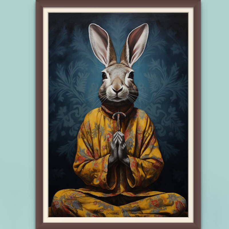 Bunny Art - Etsy