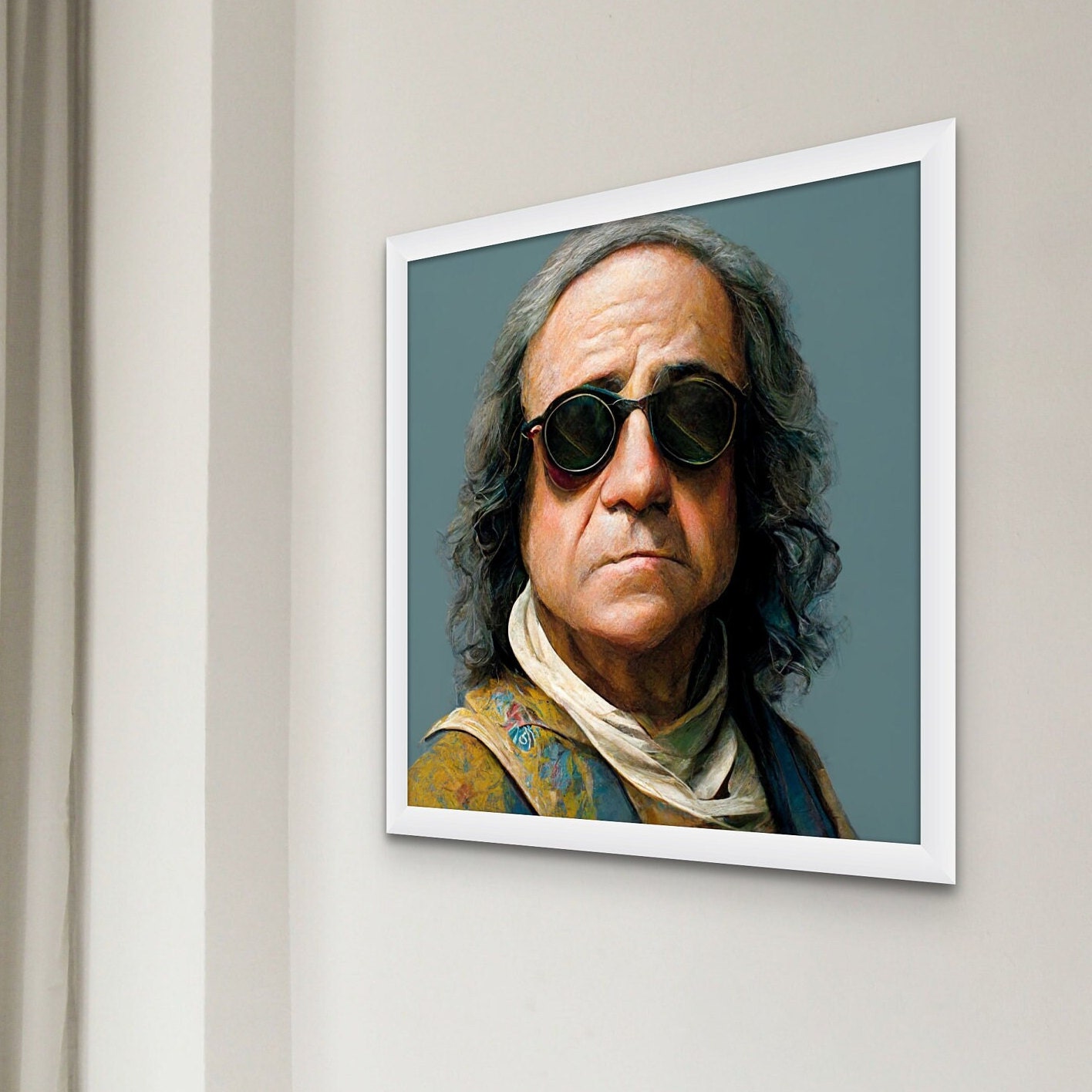 Benjamin Franklin Wall Art Digital Prints Funny Altered - Etsy
