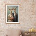 Cool Stag Couple Portrait, Happy Deer Marriage Art, Printable Wedding ...