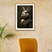Rabbit Goldsmith Portrait, Charming Bunny Art, Printable Cute Animal ...