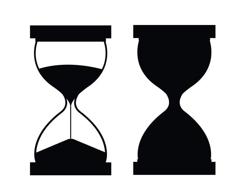 Hourglass Svg Hour Glass Svg Hourglass Template Hourglass - Etsy