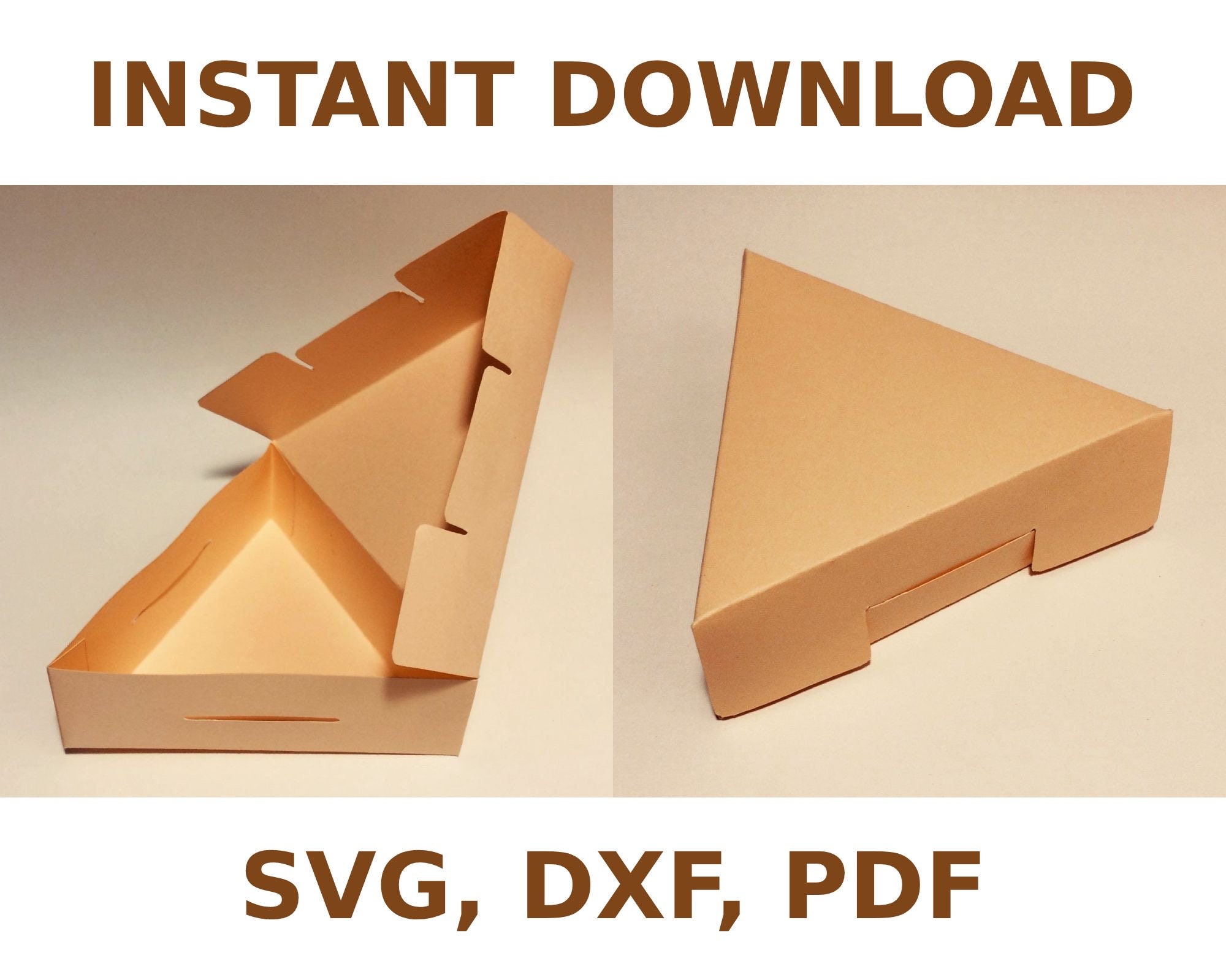 Triangle Box Template