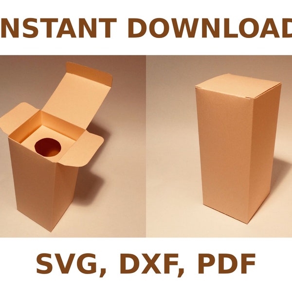 Bottle Box Template - Etsy