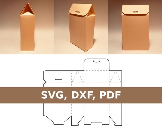 Tea Bag Box Template