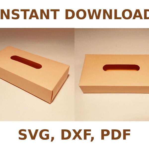 Tissue Box Template - Etsy