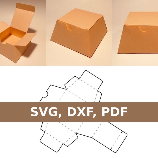 Trapezoid Box Template - Etsy