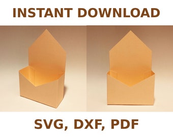 Flower Box Envelope Svg - Etsy UK
