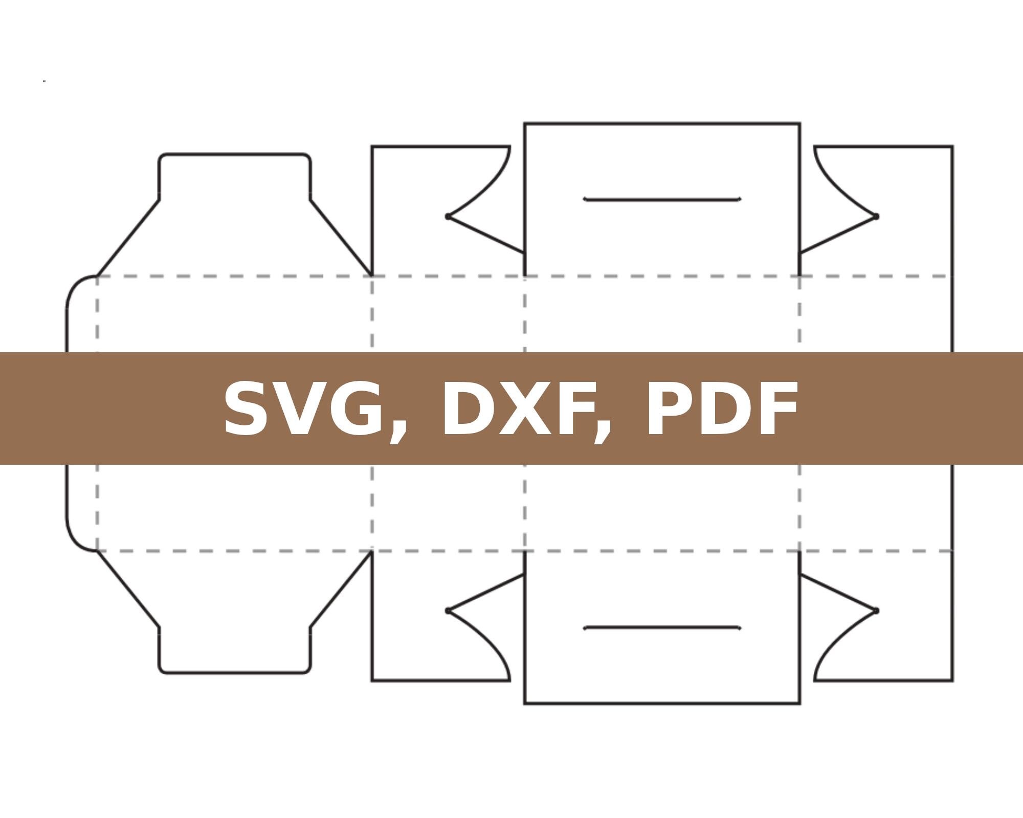 Square Box Template No Glue