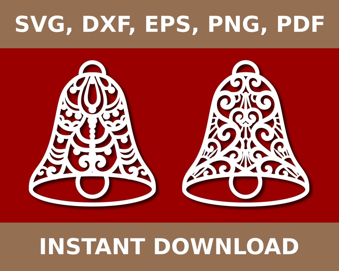 Bell Svg Bells Svg Christmas Bells Svg Bell Dxf Bells Dxf - Etsy
