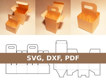 4 Pack Carrier Template - Etsy