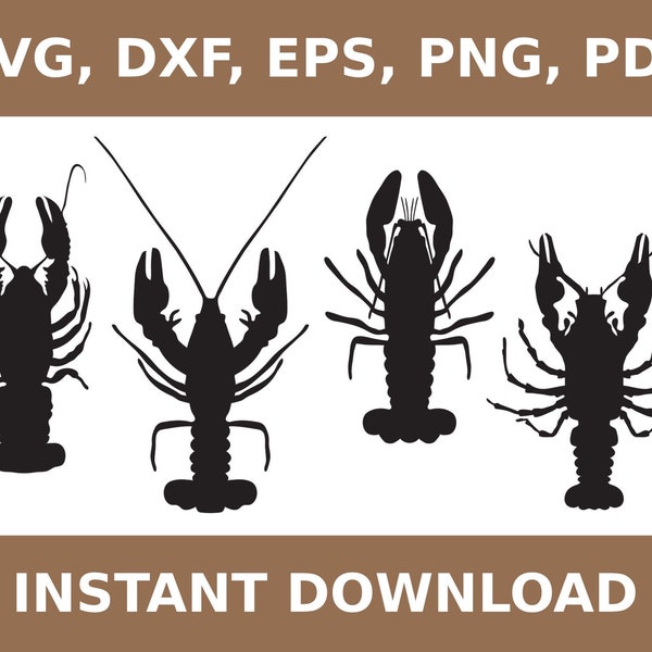 Crawfish Dxf - Etsy