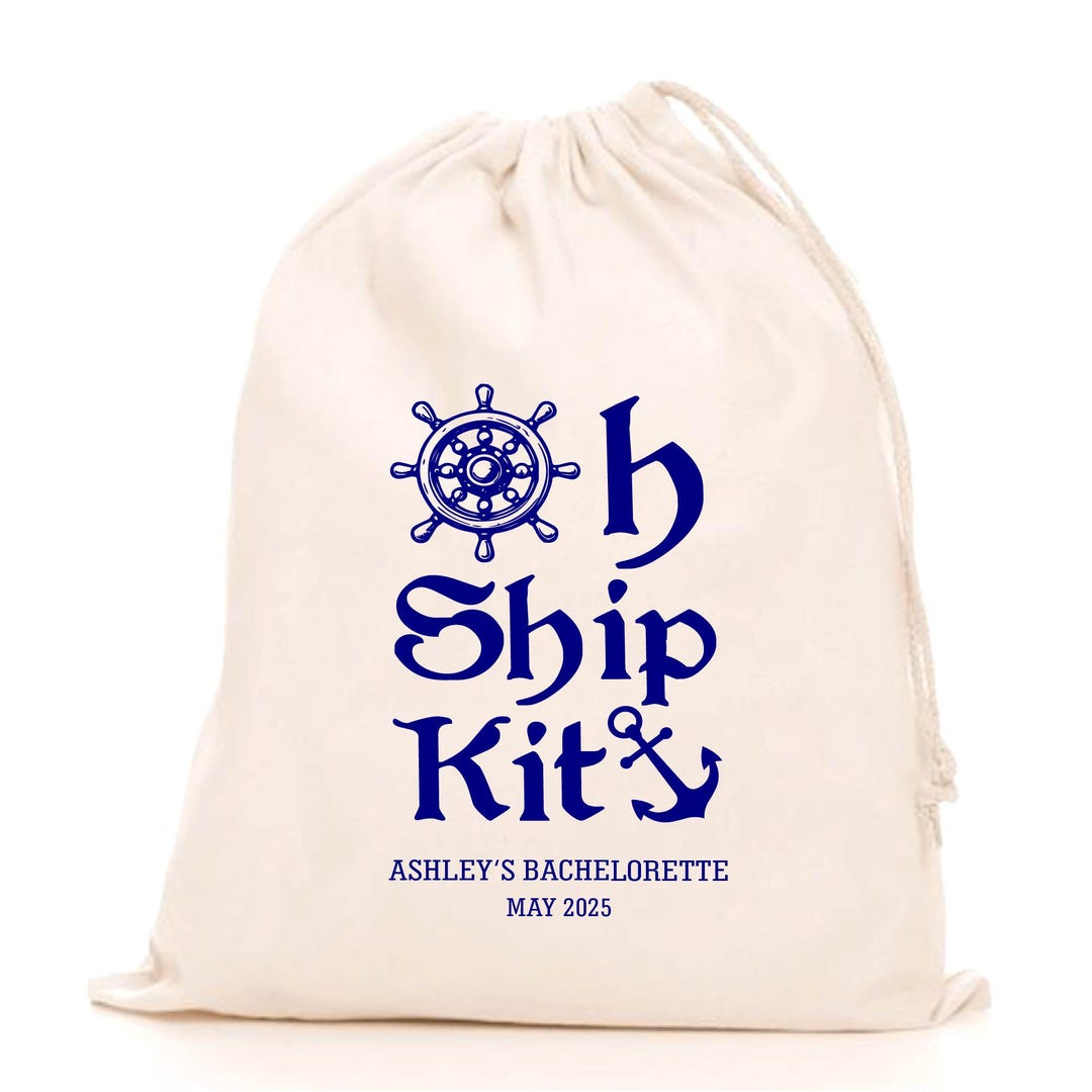 Custom Oh Ship Kit: Nautical Bachelorette Party Favor, Ship Faced ...