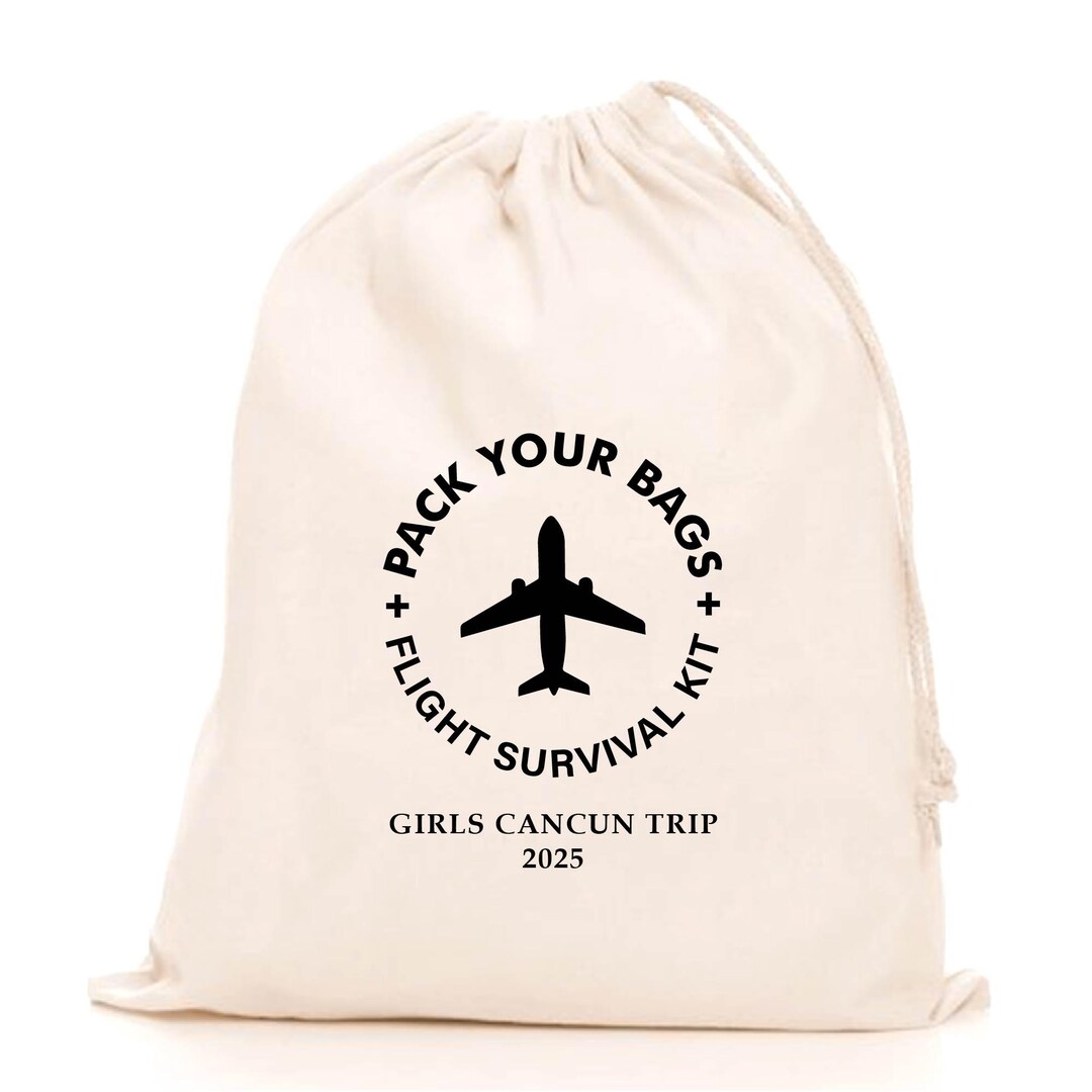 Pack Your Bags - Flight Bag - Destination Wedding Favor-bachelorette ...