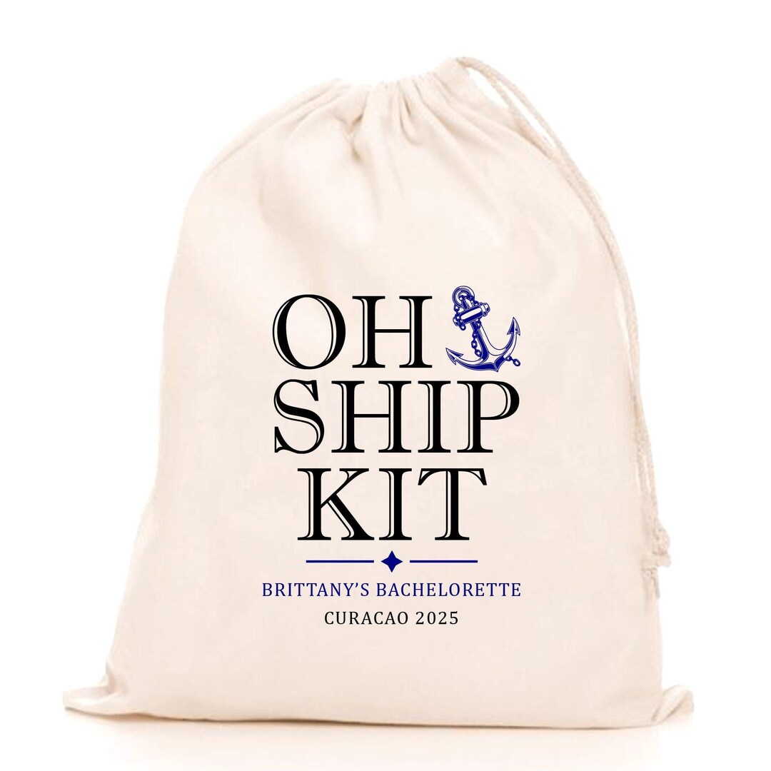 Oh Ship Kit Customise Oh Shit Kit Personalized Party Favor Hangover Kit ...
