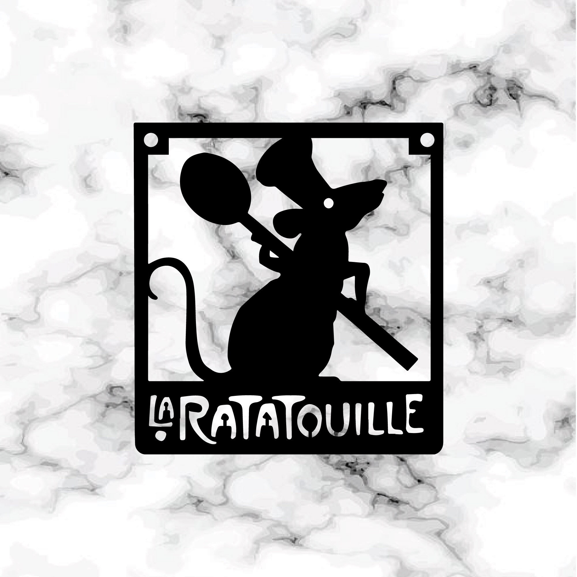 La Ratatouille Sign, Kitchen Metal Sign, La Ratatouille Metal Sign ...