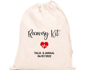 Custom Recovery Kit Hangover Kit Bag Wedding Recovery Kit Bachelorette ...