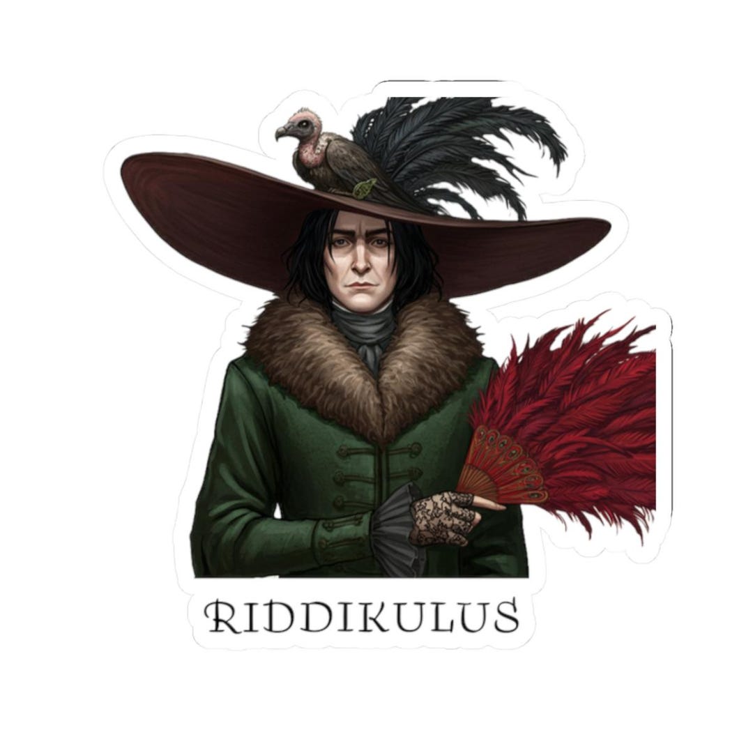 Harry Potter Severus Snap Riddikulus Buggard Sticker, Vinyl, Laptop ...