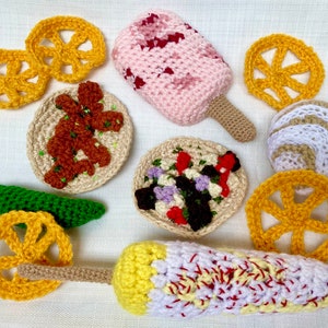 Crochet Mexican Street Food / Play Food / Elote / Tacos / Paleta ...