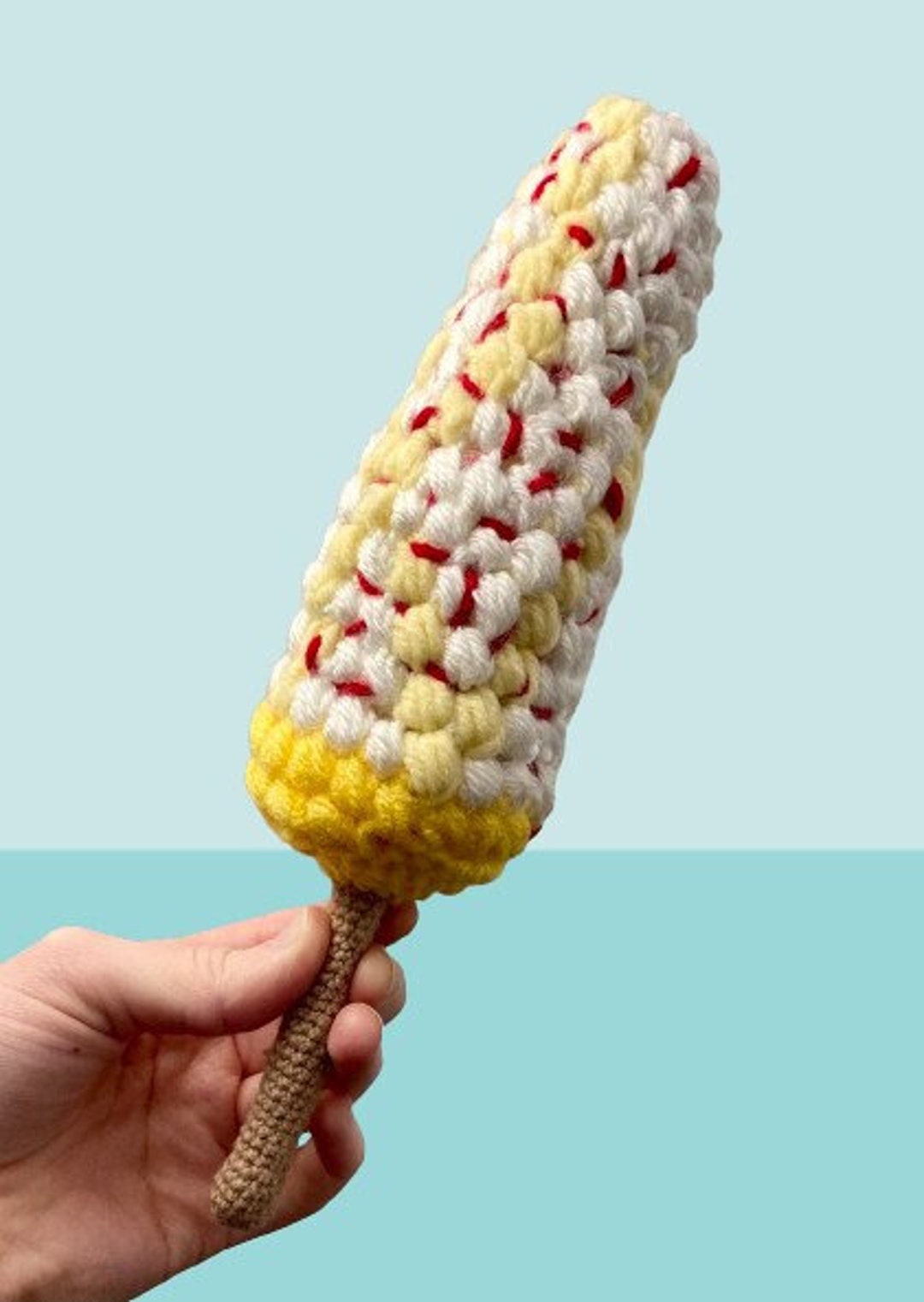 Elote Crochet Pattern, Mexican Street Corn, Beginner Crochet Design - Etsy