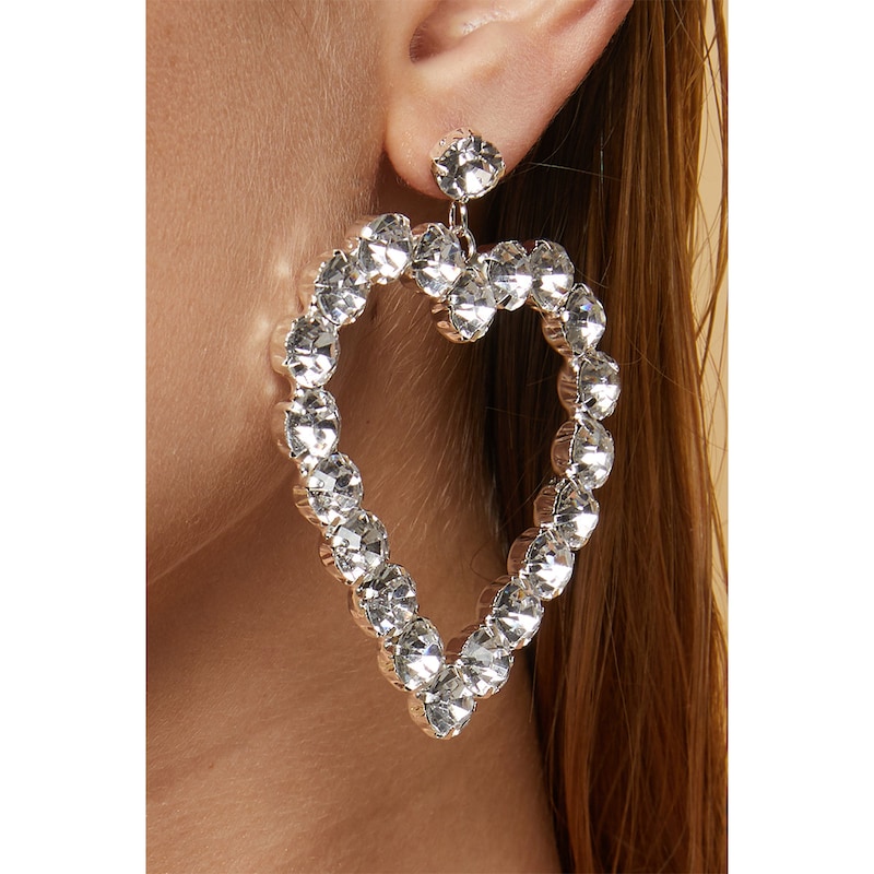 Rhinestone Earrings - Etsy