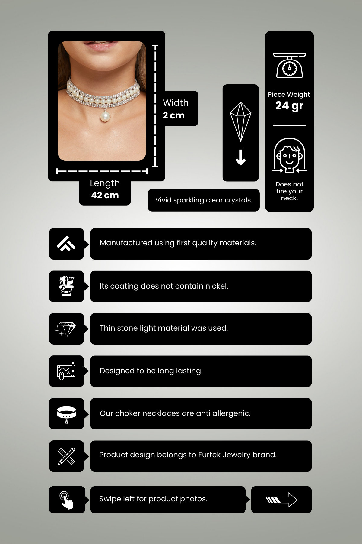 Pearl Stone Silver Crystal Stone Dance Party Celebration Stone Striped ...