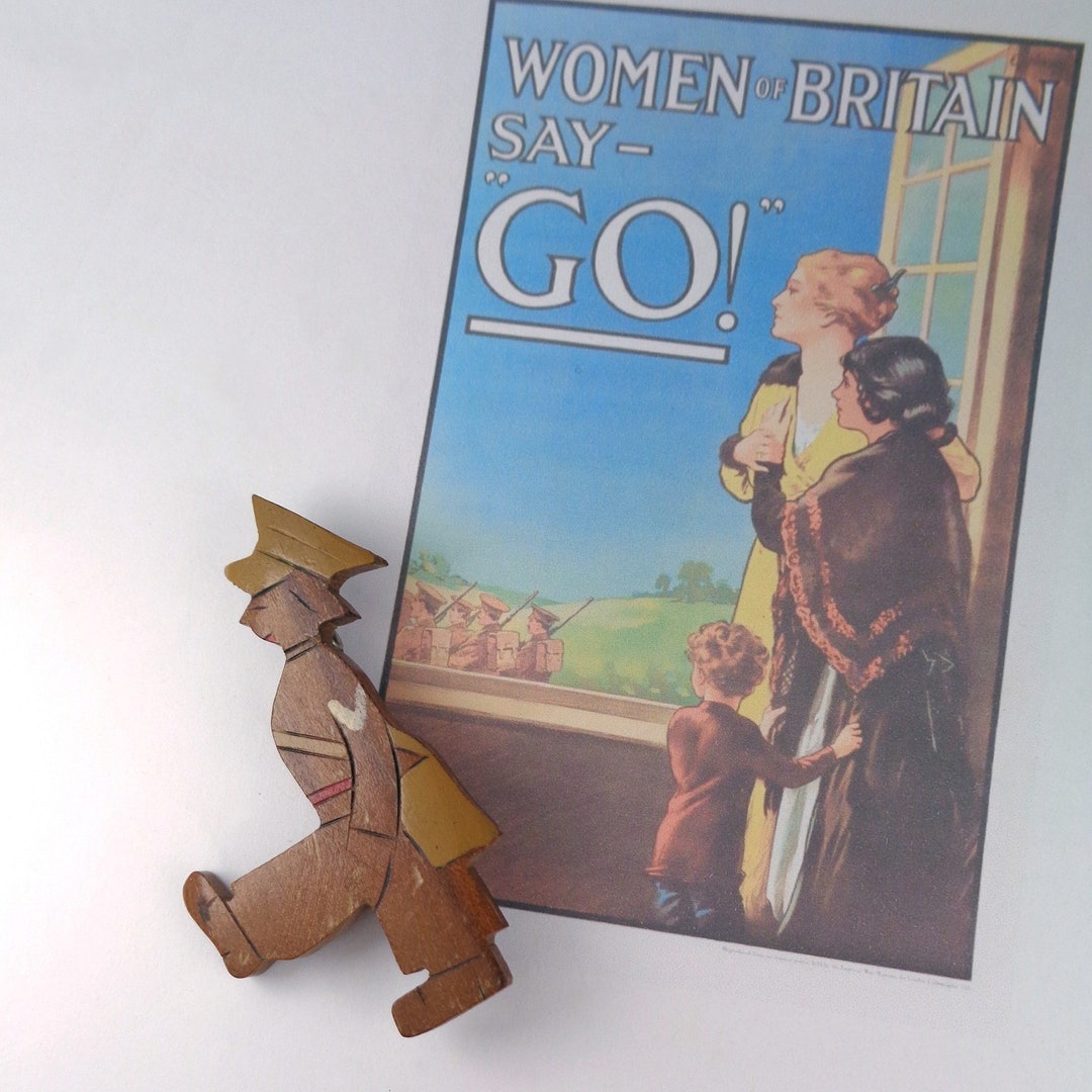 Antique Circa 1915 WWI Handmade British Army Military Wooden WW1 ...