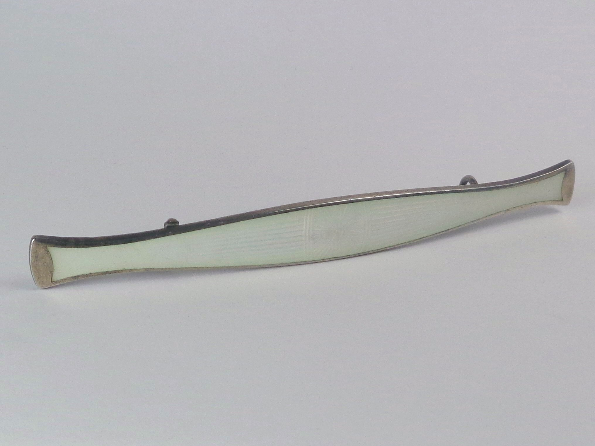 Antique Art Deco Clement Berg Norway Silver & Guilloche Enamel ...