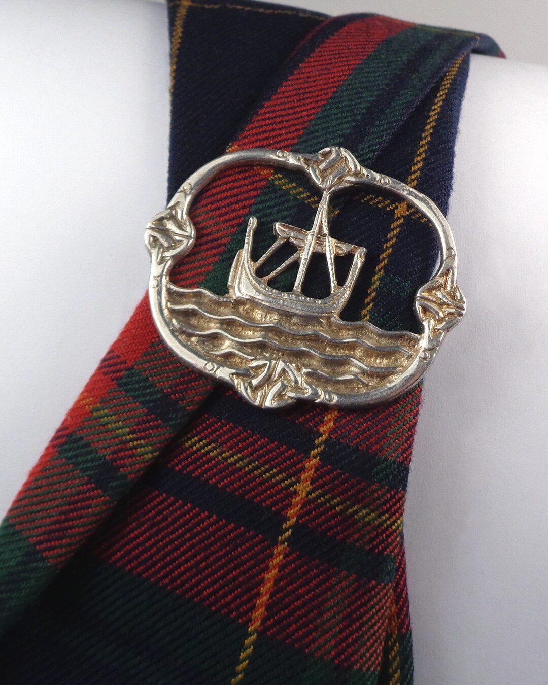 Vintage Hallmark 1948 Sterling Silver Iona Celtic Style Viking Long ...
