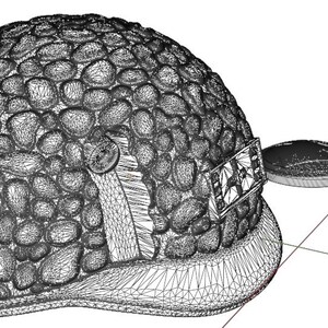 2000ad Rogue Trooper Helmet 'helm' With Biochip Digital Download. - Etsy