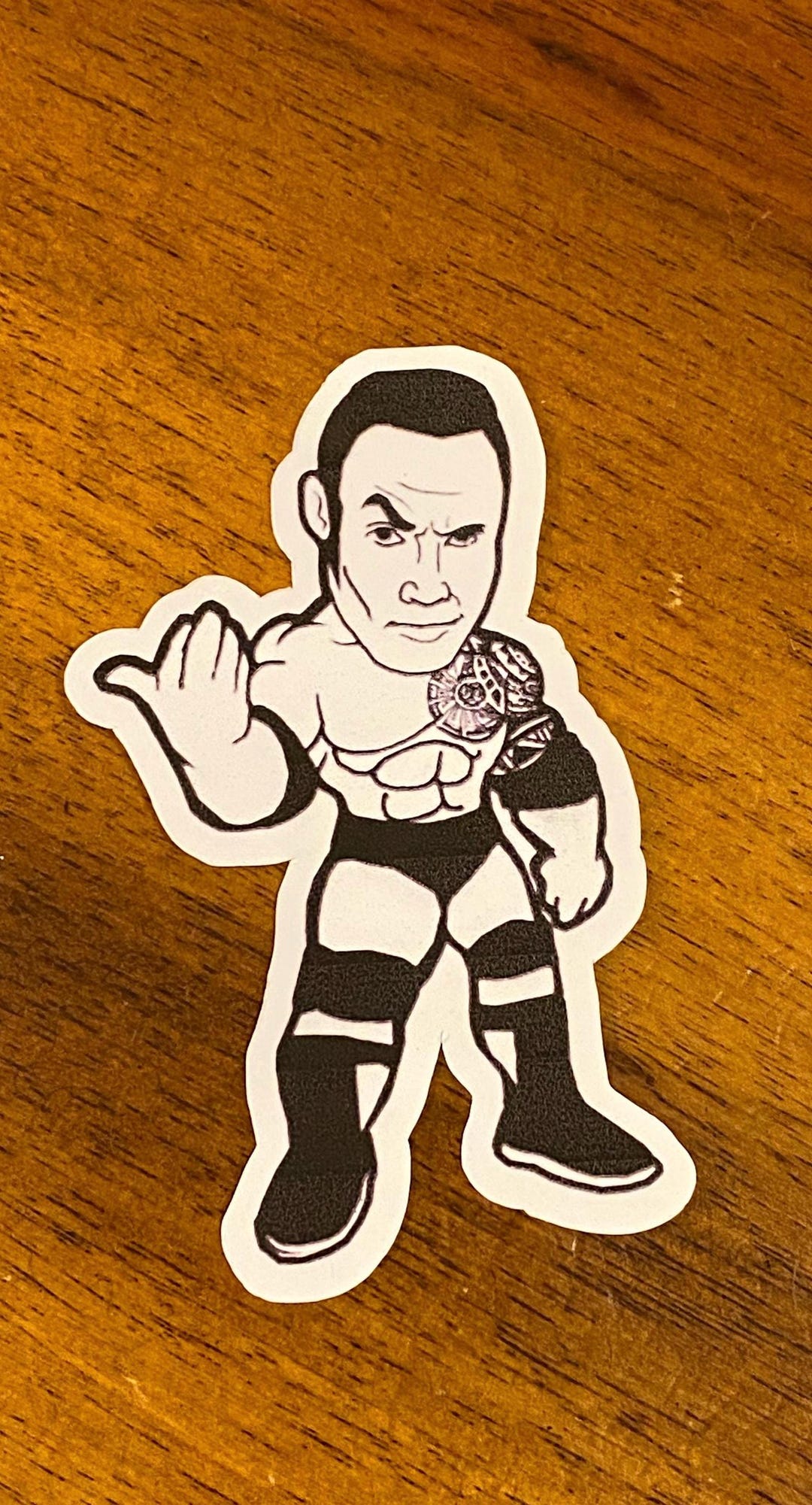 Pro Wrestling Vinyl Sticker Waterproof Vinyl Sticker Water Bottle ...