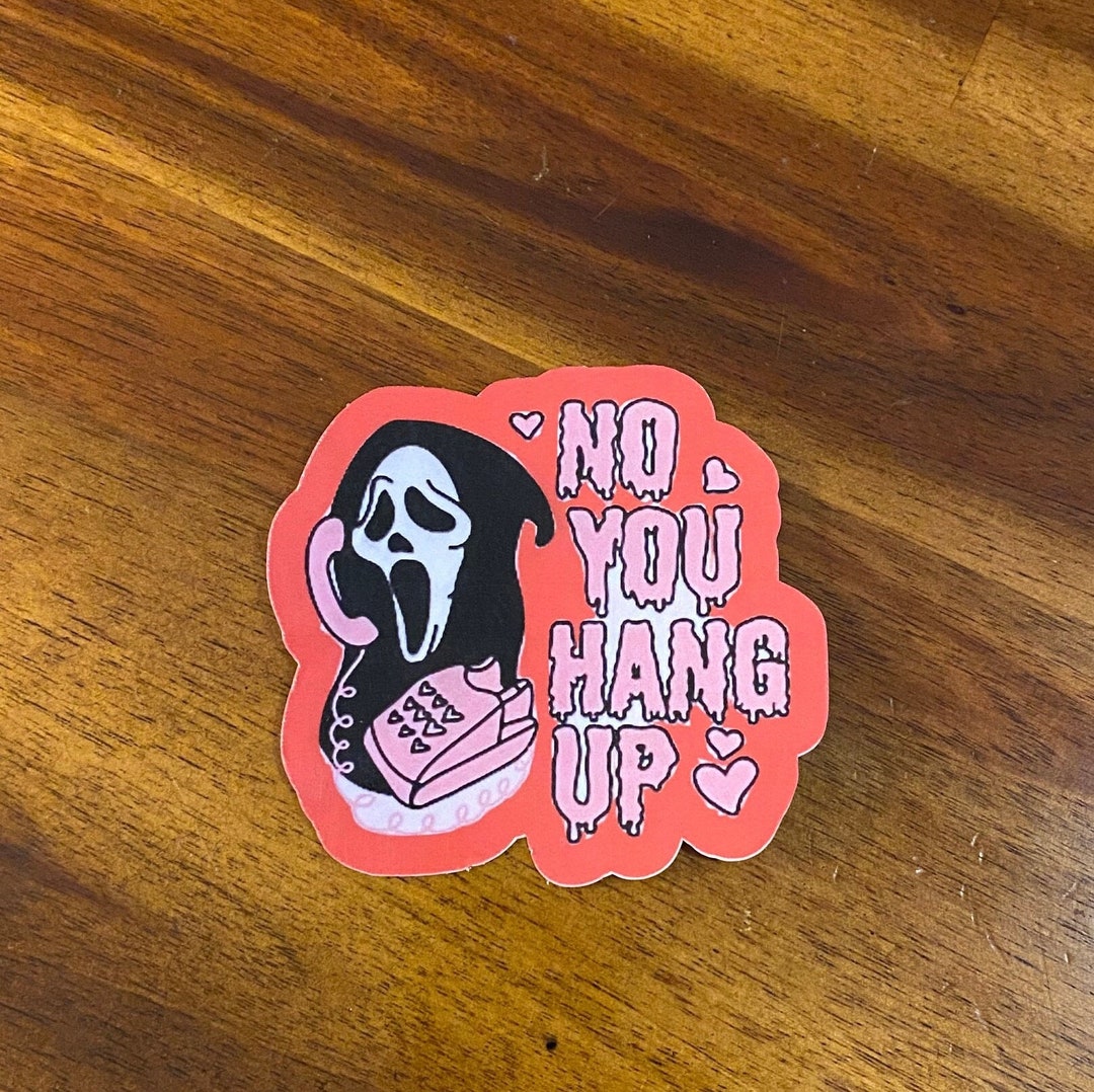 Scream Horror Movie Vinyl Sticker Glossy Laminated Sticker Car Window ...