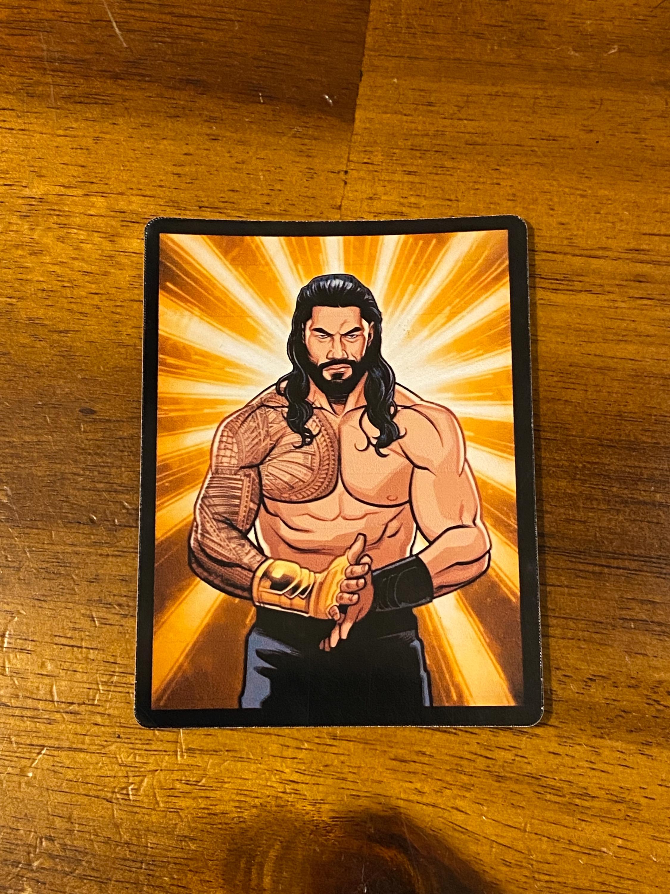 Pro Wrestler Sticker Waterproof Water Bottle Sticker Vinyl Notebook ...