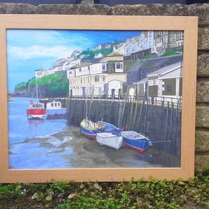Painting of Looe in Cornwall - Etsy UK