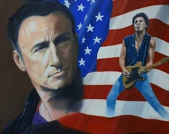 Bruce Springsteen Print - Etsy UK