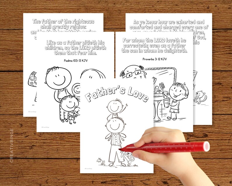 Fathers Day Coloring Fathers Day Coloring Page Christian Fathers Day ...
