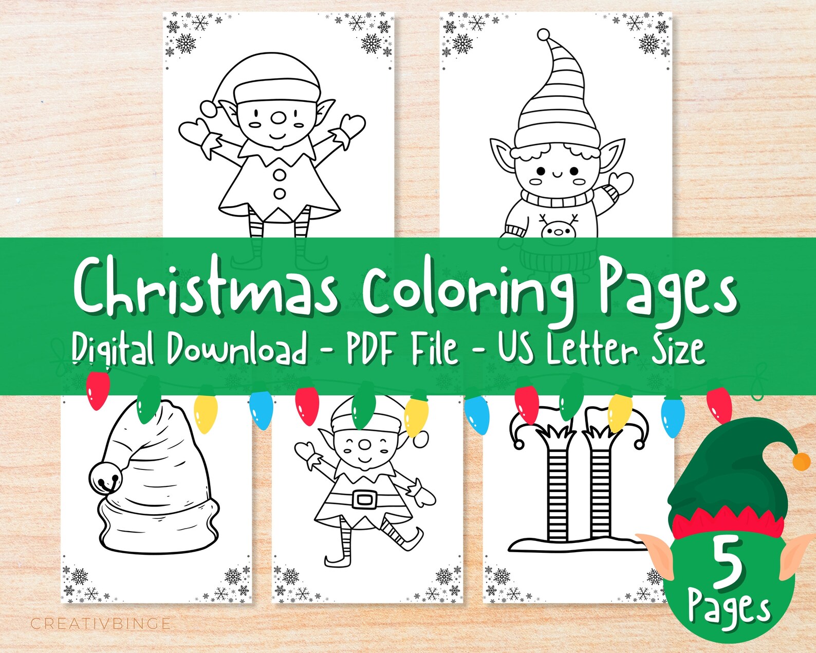Christmas Coloring Page, Elf Coloring, Elf Coloring Page, Christmas Elf ...