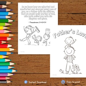 Fathers Day Coloring| Fathers Day Coloring Page| Christian Fathers Day ...