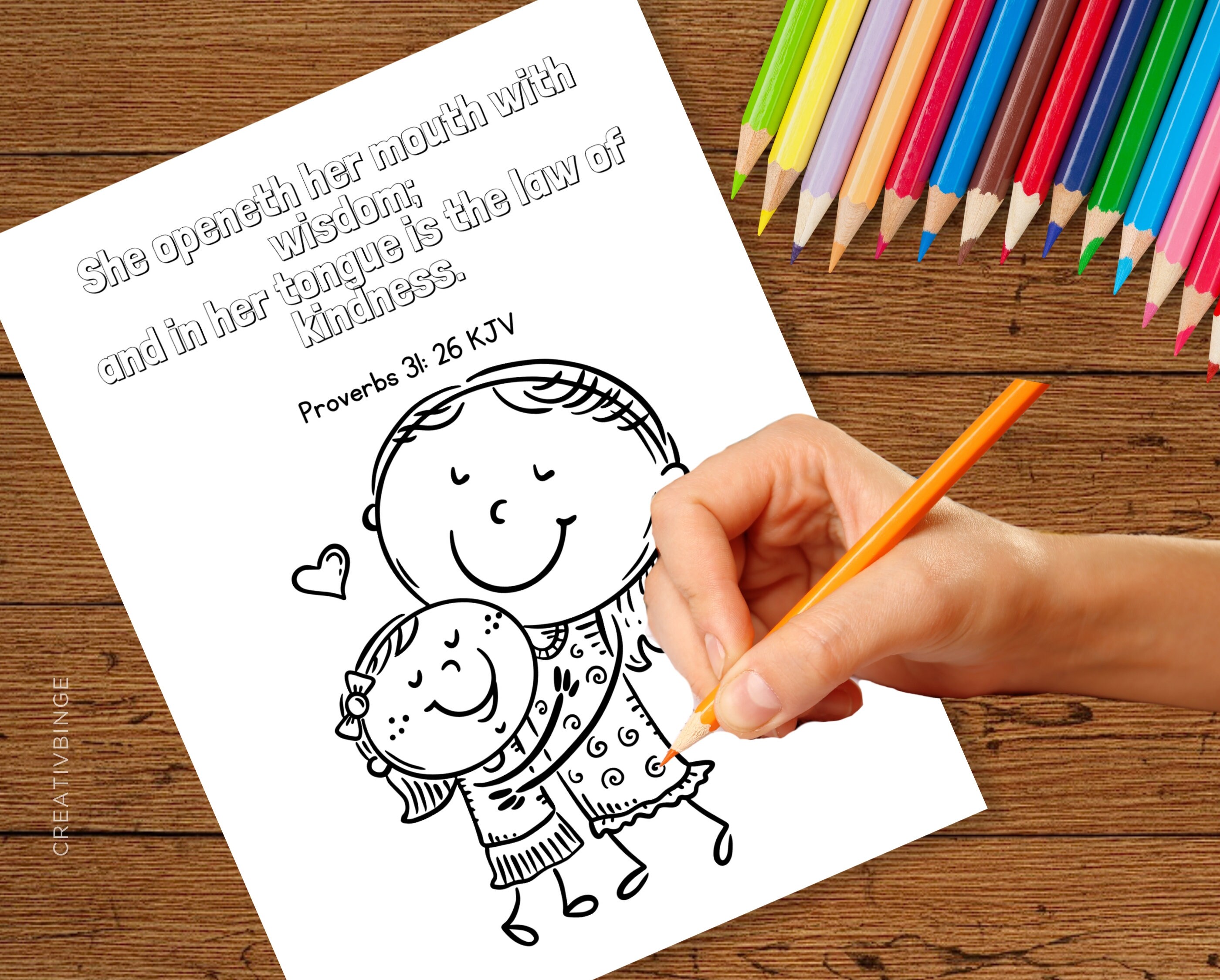 Happy Mothers Day Coloring, I Love Mom Coloring, Mothers Day With Bible ...